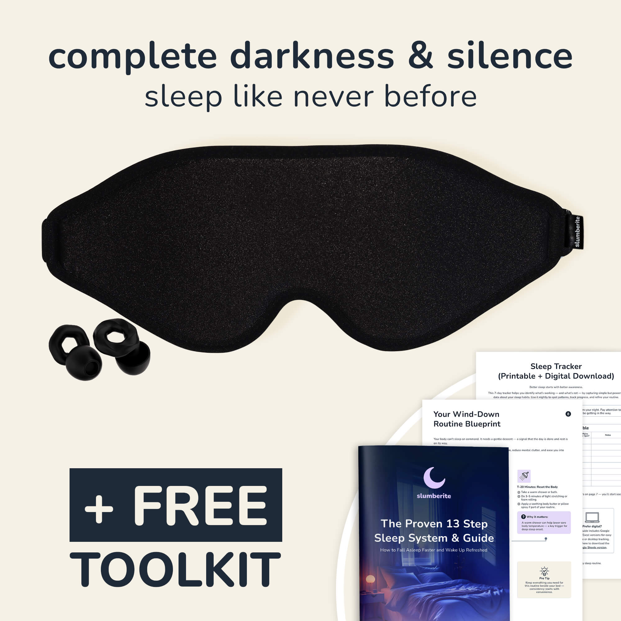 Fall Asleep Faster Kit | Block Out The Light & Noise